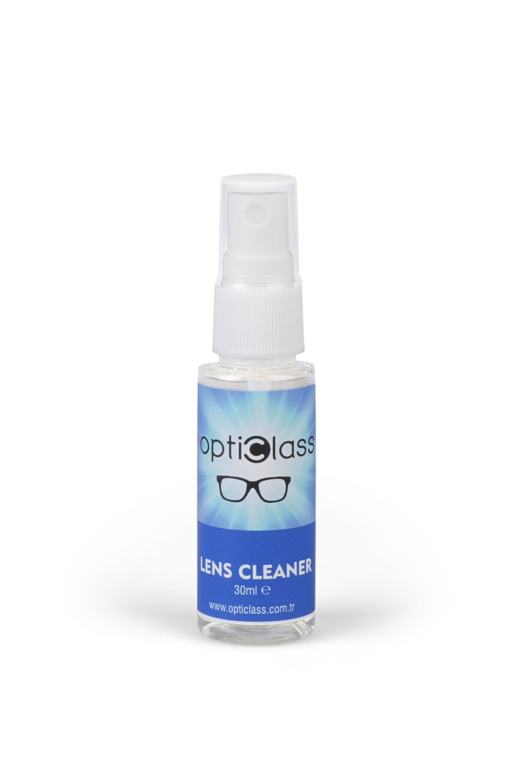 OptiClass Lens Cleaning Spray 30ml Transparent Bottle - Opticlass